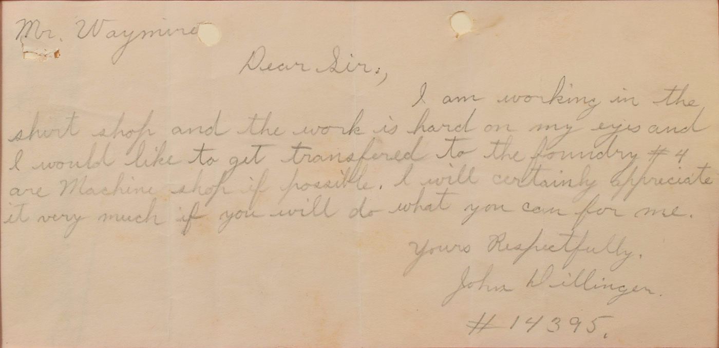 John Dillinger Autograph Letter Signed