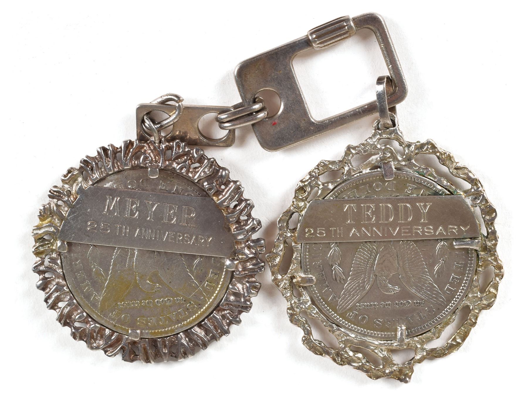 Meyer and Teddy Lansky's Silver Dollar 25th Anniversary Set and Signed ...