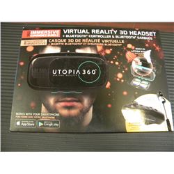 UTOPIA 360 VIRTUAL REALITY 3D HEADSET