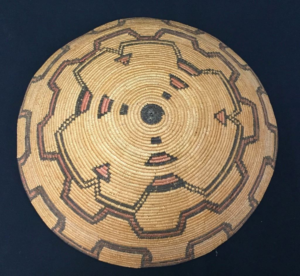 Circa 1900 Polychrome Yavapai -Western Apache Basket
