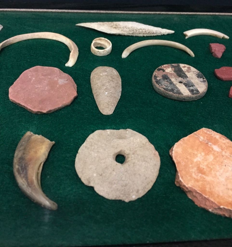 Prehistoric Artifacts Display