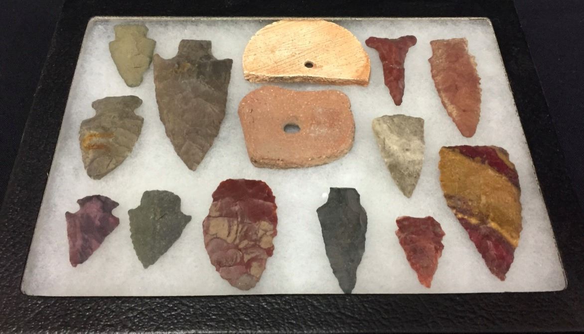 Prehistoric Artifacts Display