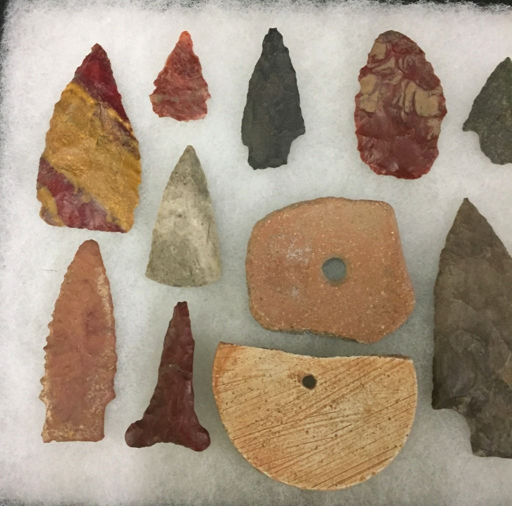Prehistoric Artifacts Display