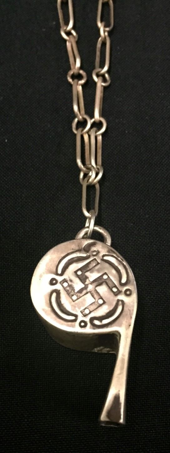 Unique Sterling Silver Whistle Necklace
