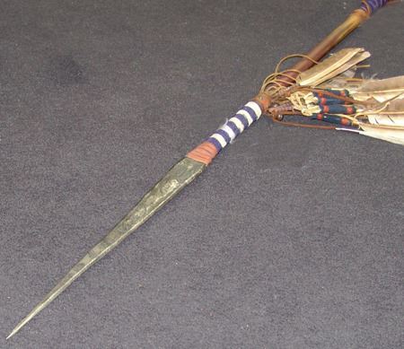 Blackfoot Beaded War Lance