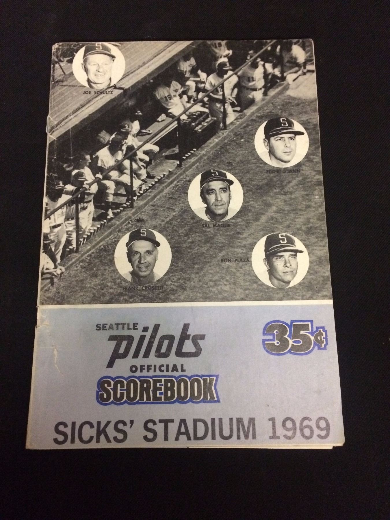 1969 SEATTLE PILOTS OFFICIAL SCOREBOOK (SICKS STADIUM)