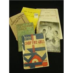 Vintage CAMP FIRE Girl Books - Lot of 6