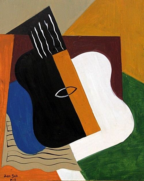 Guitar and Table 1915' - Juan Gris