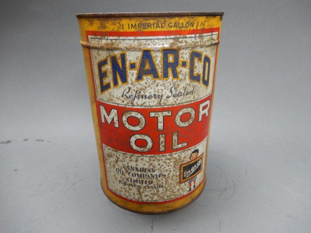 EN-AR-CO IMP. GAL. MOTOR OIL CAN