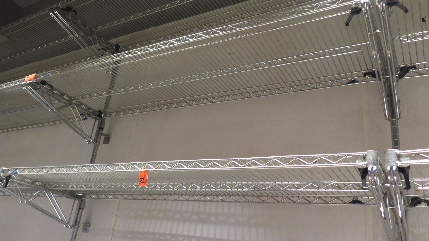 Wall Mount Wire Shelving System W11 Shelves Approx 605 L 185 D