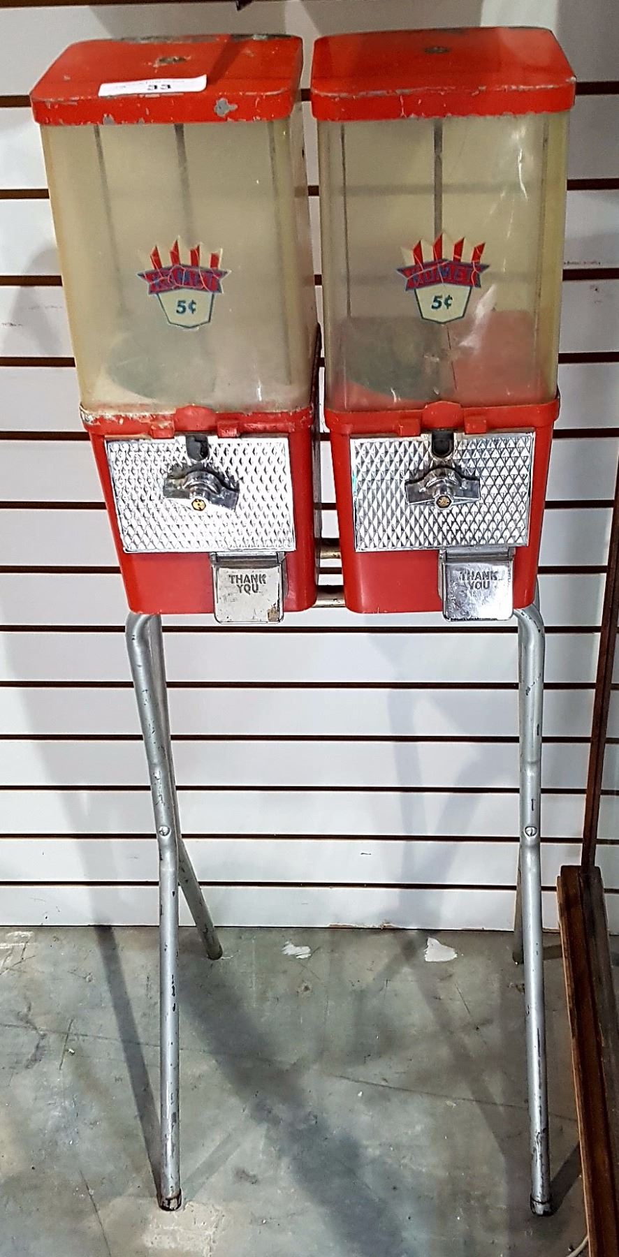 DOUBLE GUMBALL MACHINE