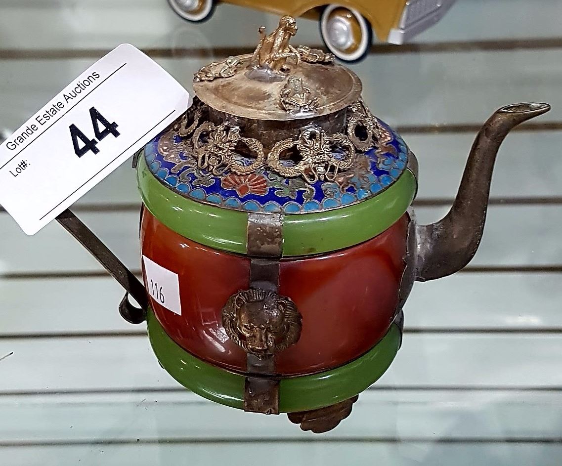 ASIAN STONE TEAPOT