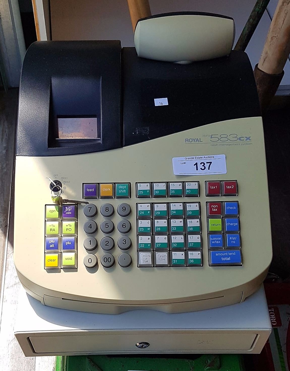 ROYAL 583CX CASH REGISTER