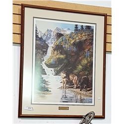 SIGNED LTD EDITION D.L. RUST PRINT TITLED SIX PACK VALLEY