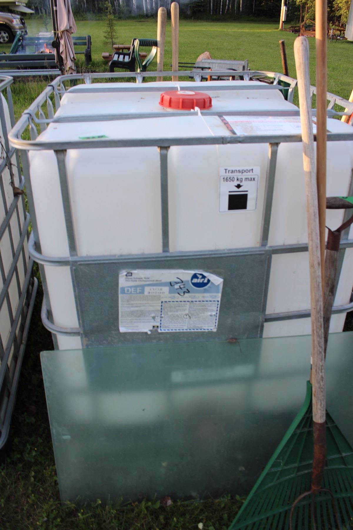 Square Plastic Caged Container