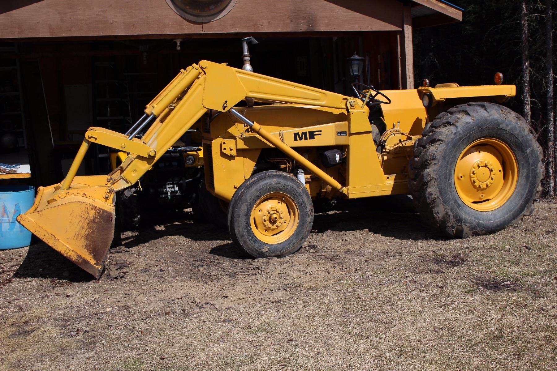 Massey Ferguson 40 Tractor; Model MF54; 3 Cylinder Perkins Gas Engine ...