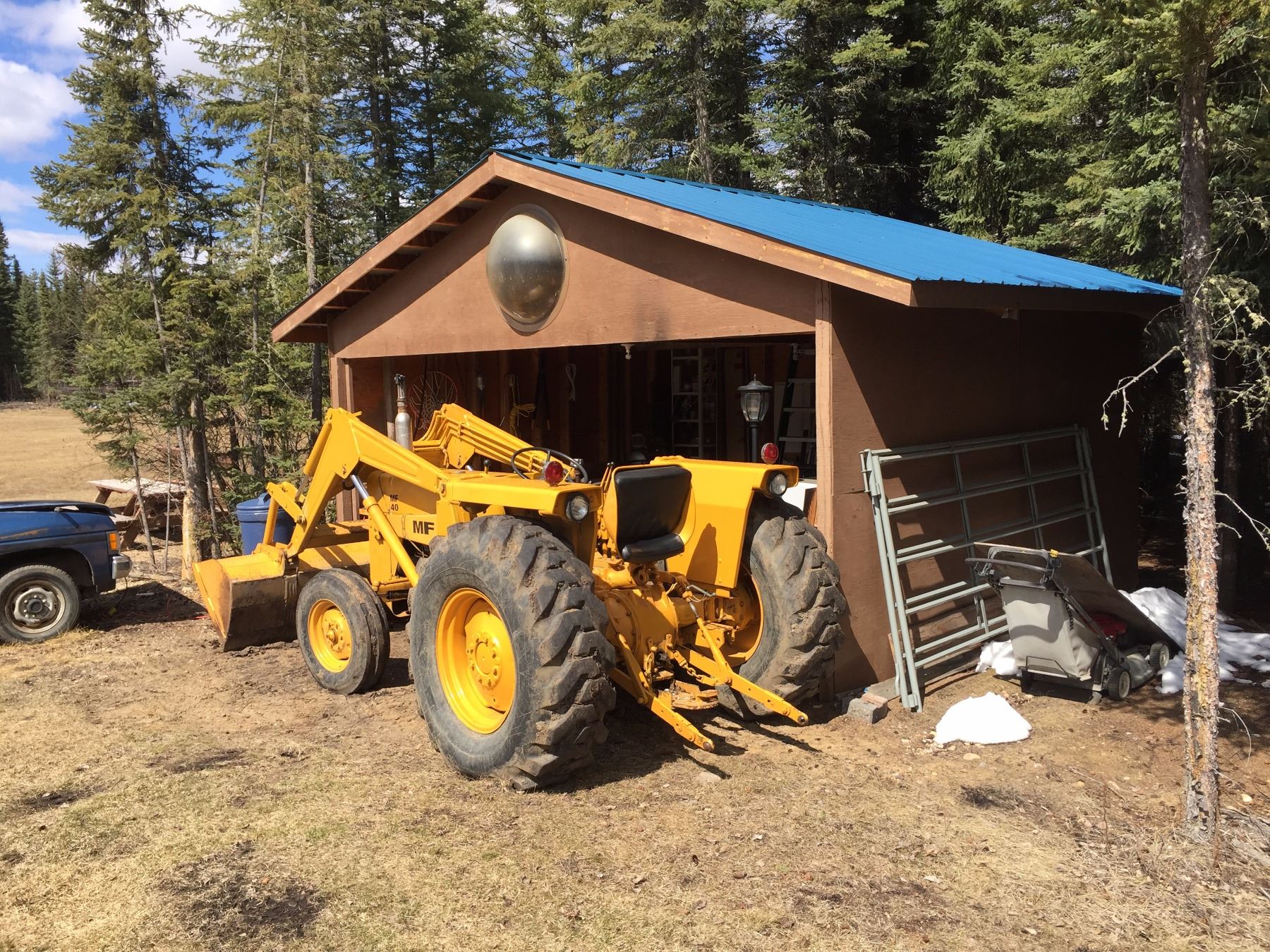 Massey Ferguson 40 Tractor; Model MF54; 3 Cylinder Perkins Gas Engine ...