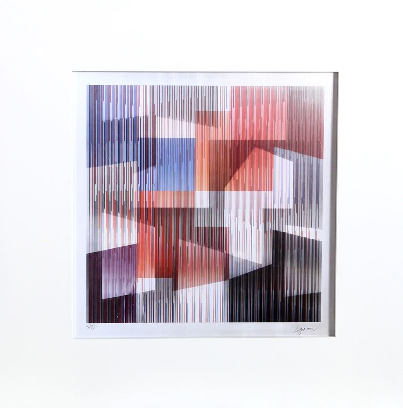 Yaacov Agam, Op-Art Geometric IV, Agamograph