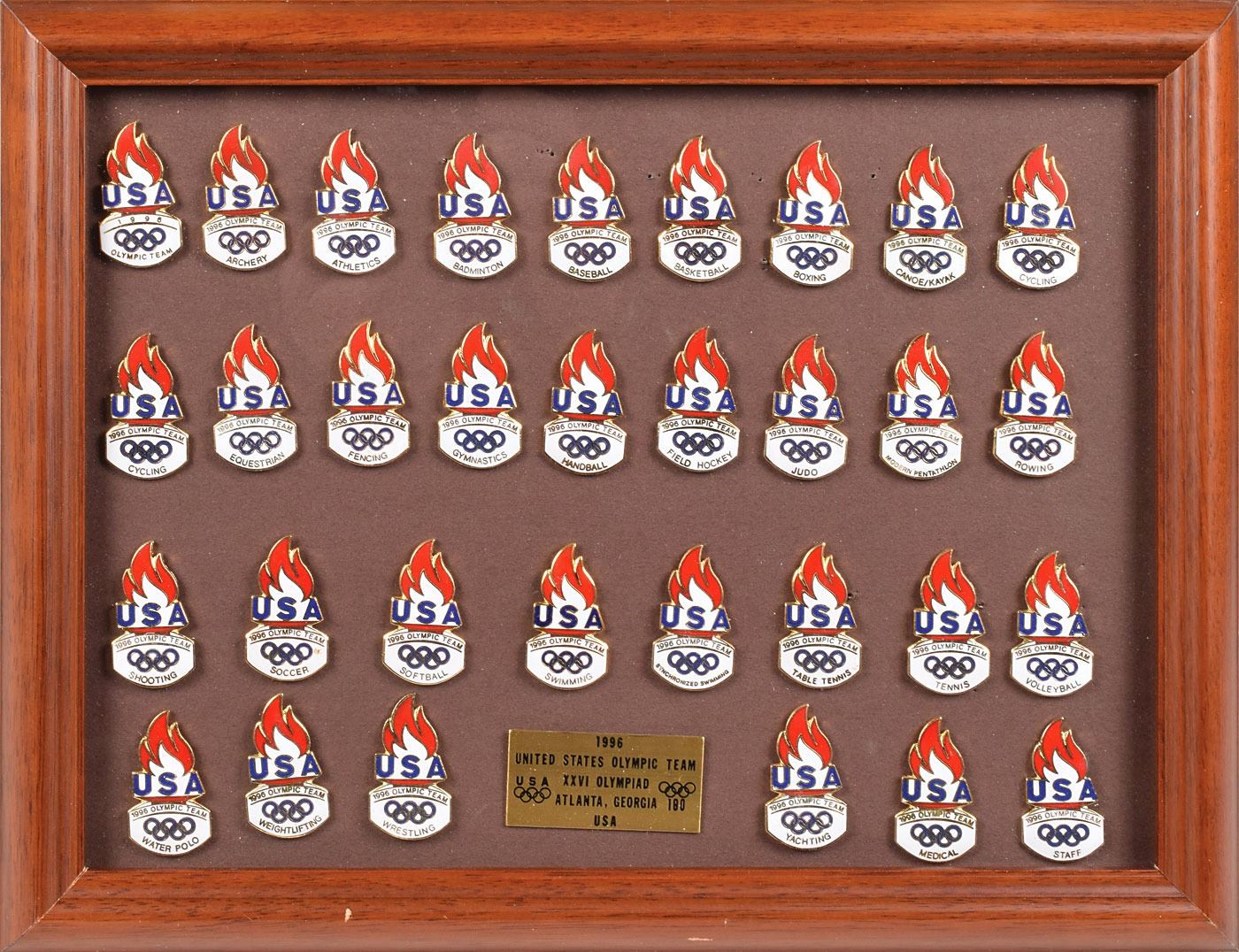Seoul 1988, Atlanta 1996, Nagano 1998 Olympics Set of (3) Team USA ...