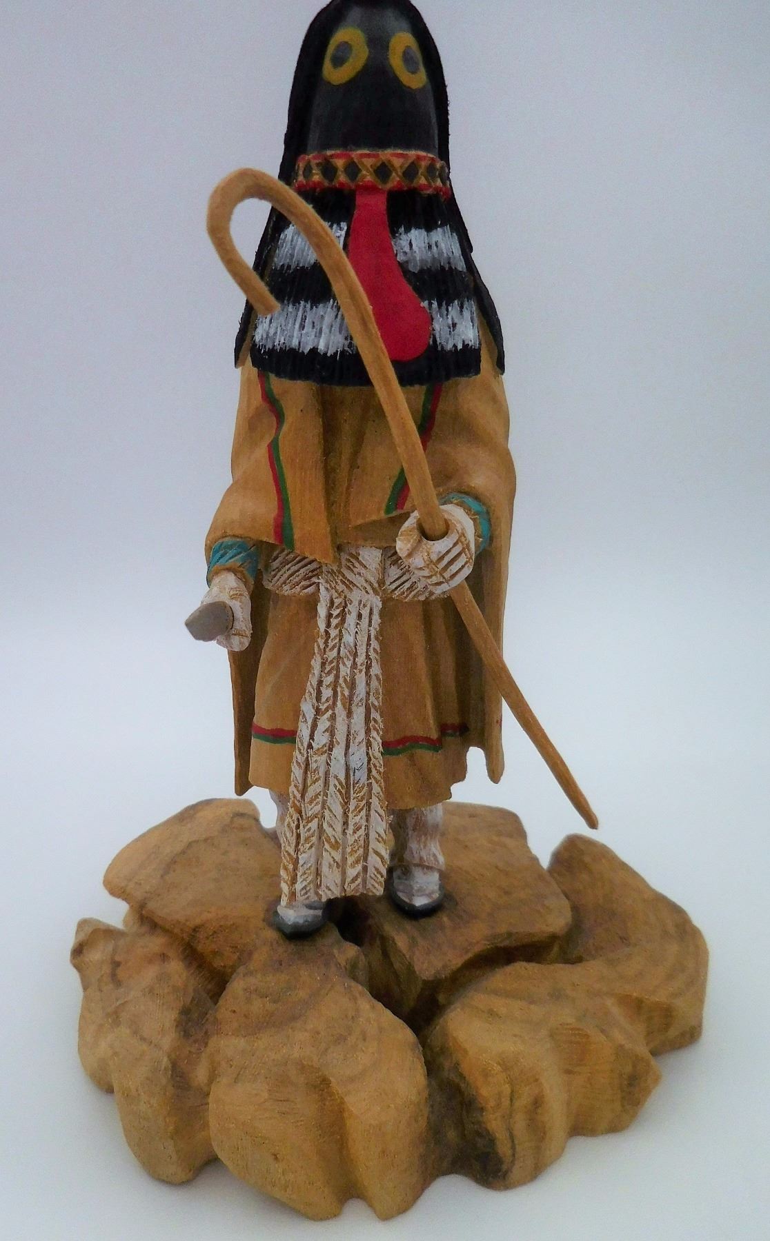 Soyoko Mana Hopi Kachina Carved by Stewart Lanza