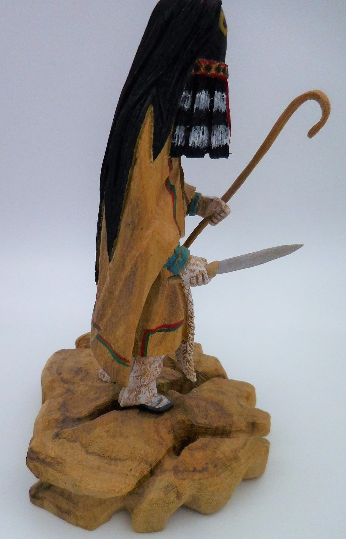 Soyoko Mana Hopi Kachina Carved by Stewart Lanza