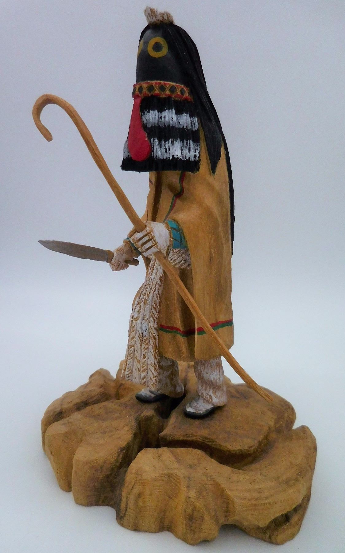 Soyoko Mana Hopi Kachina Carved by Stewart Lanza