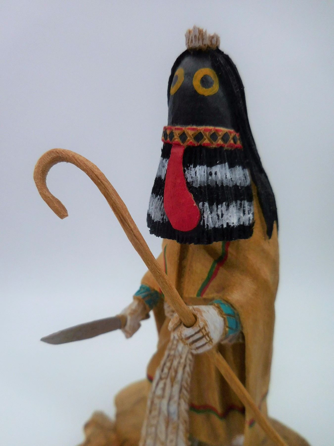 Soyoko Mana Hopi Kachina Carved by Stewart Lanza