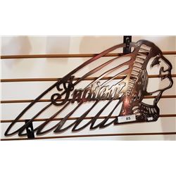 METAL INDIAN MOTORCYCLE SIGN