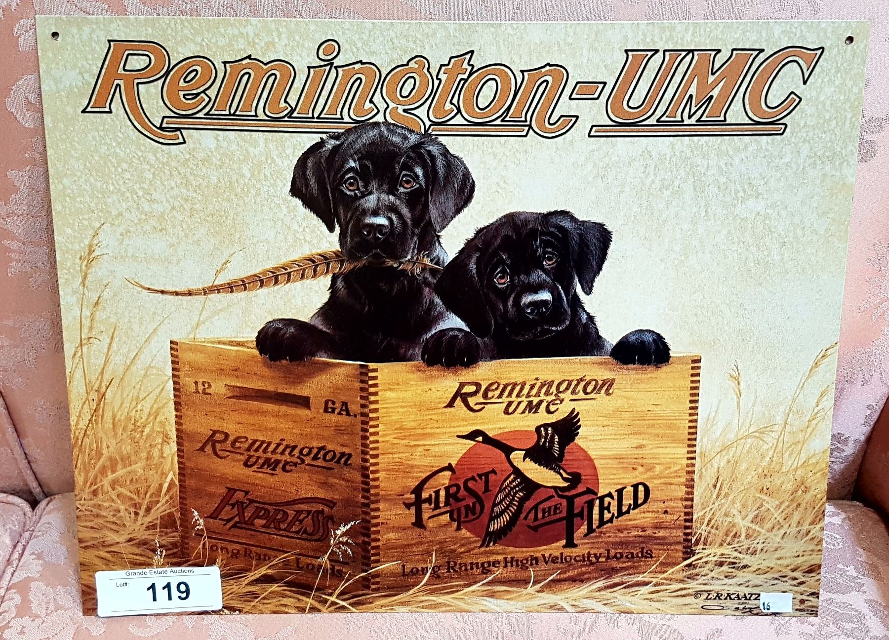 TIN REMINGTON SIGN