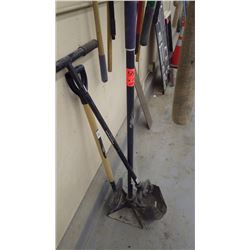 Post hole auger / H.D. tamping tool and edger