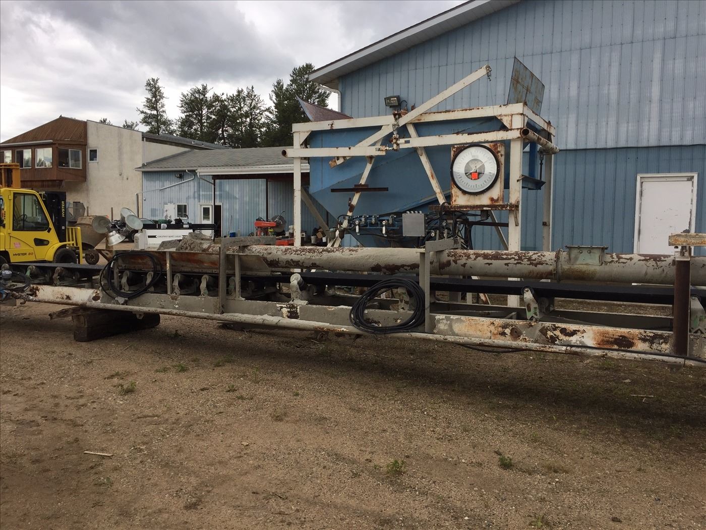 Quadra control concrete batch plant, includes conveyor belt and C-Can ...