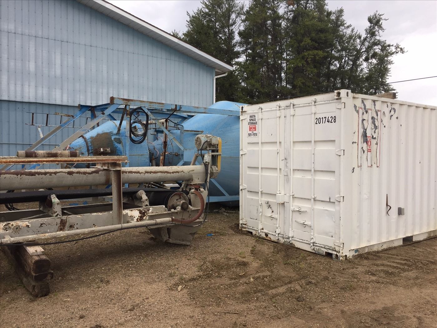 Quadra control concrete batch plant, includes conveyor belt and C-Can ...