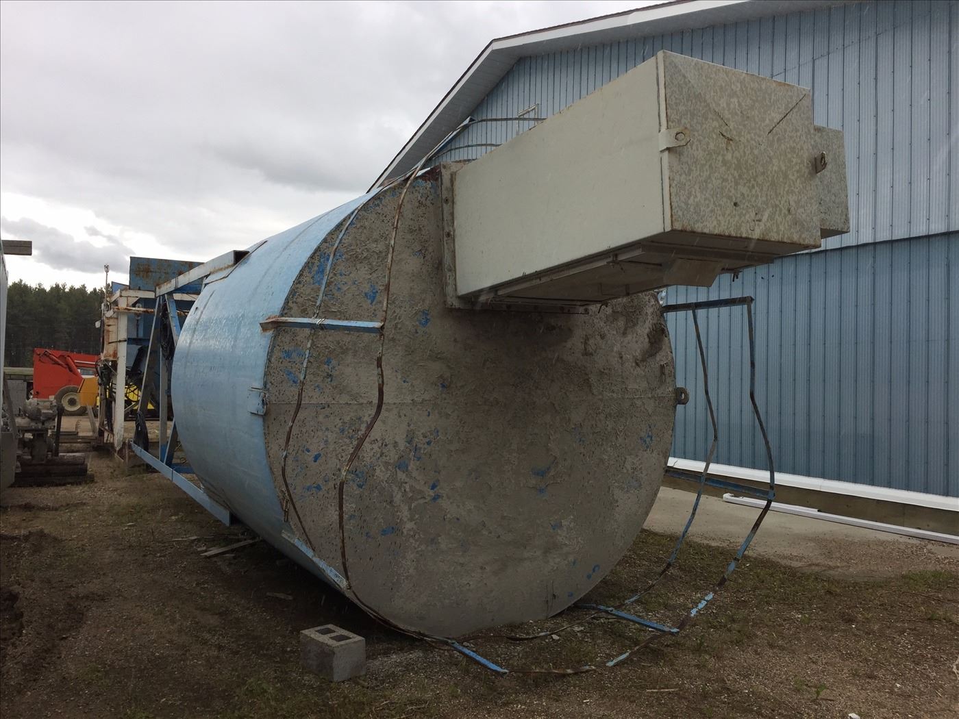 Quadra control concrete batch plant, includes conveyor belt and C-Can ...