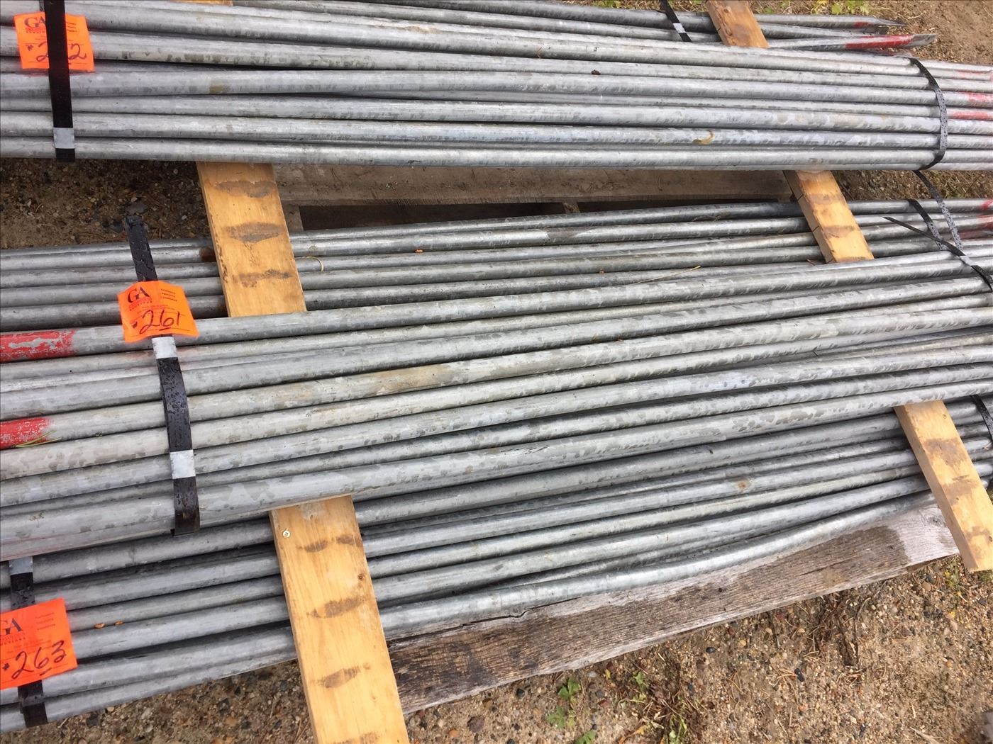Bundle of Twenty Five Scaffold Guard Rails