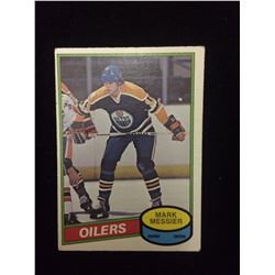 1980-81 OPC MARK MESSIER ROOKIE CARD OILERS