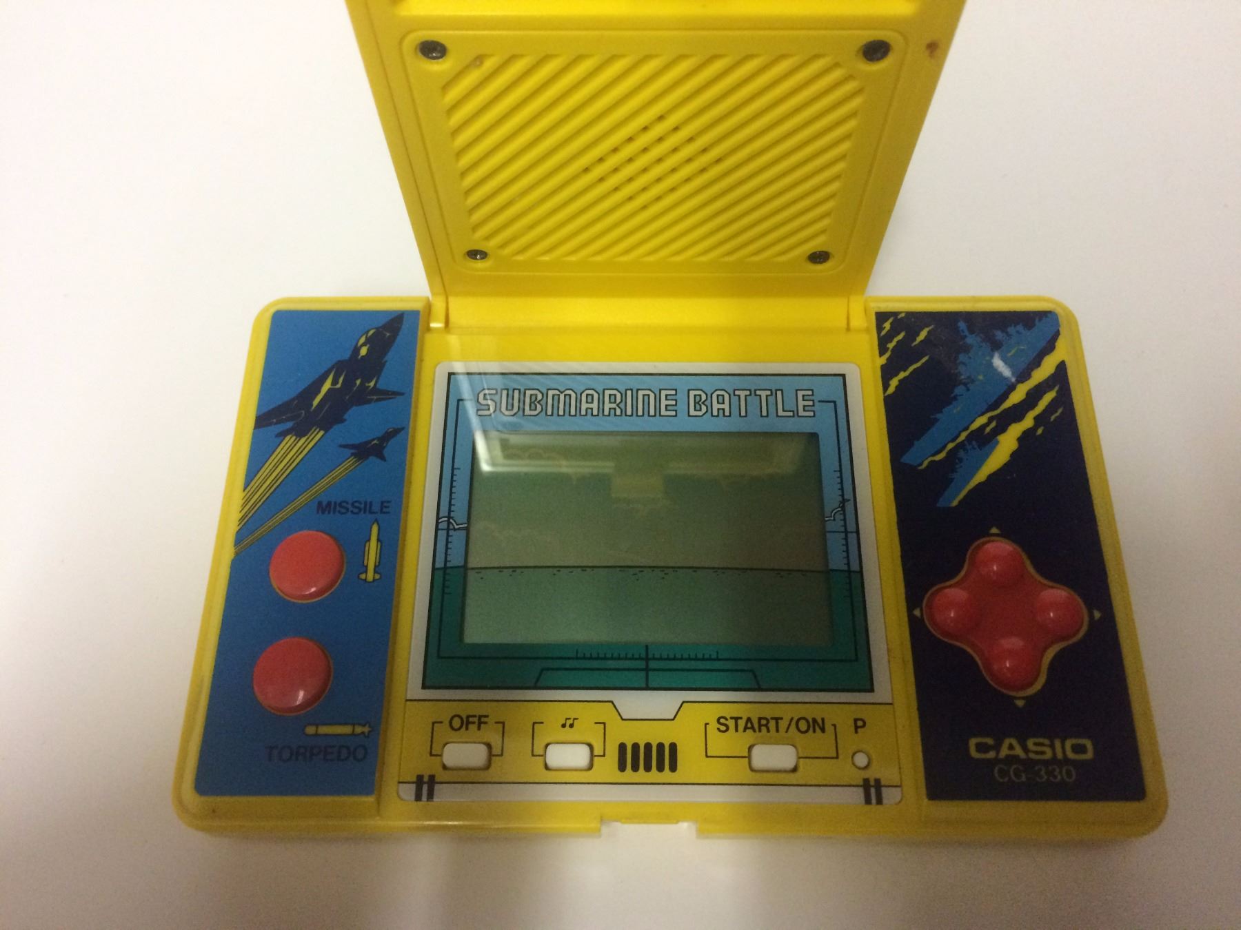 Casio Submarine Battle (1985, LCD, 2 AA Batteries, Model# CG-330)