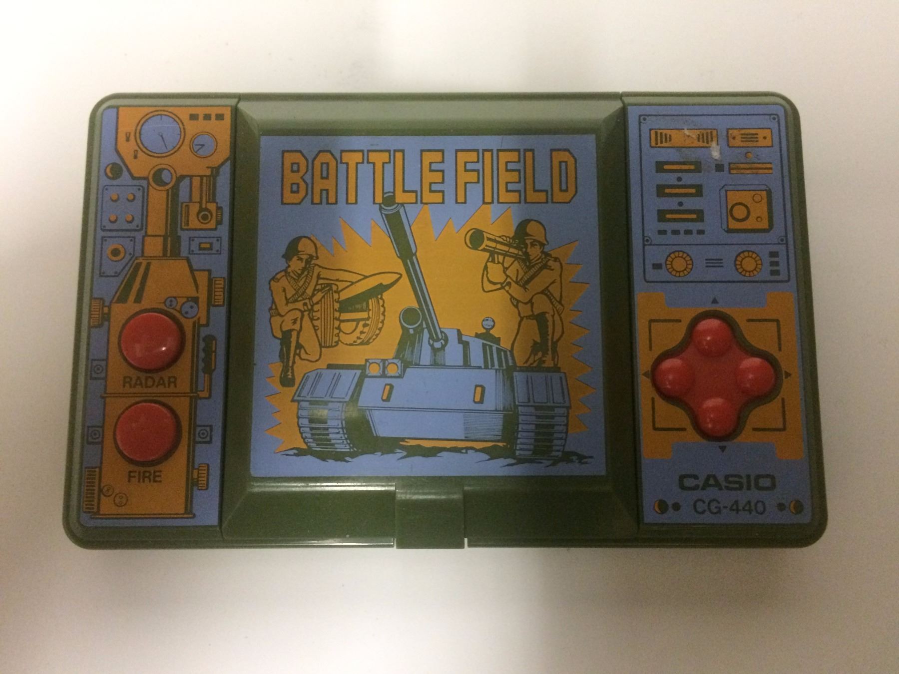 CASIO BATTLE FIELD ELECTRONIC VIDEO GAME