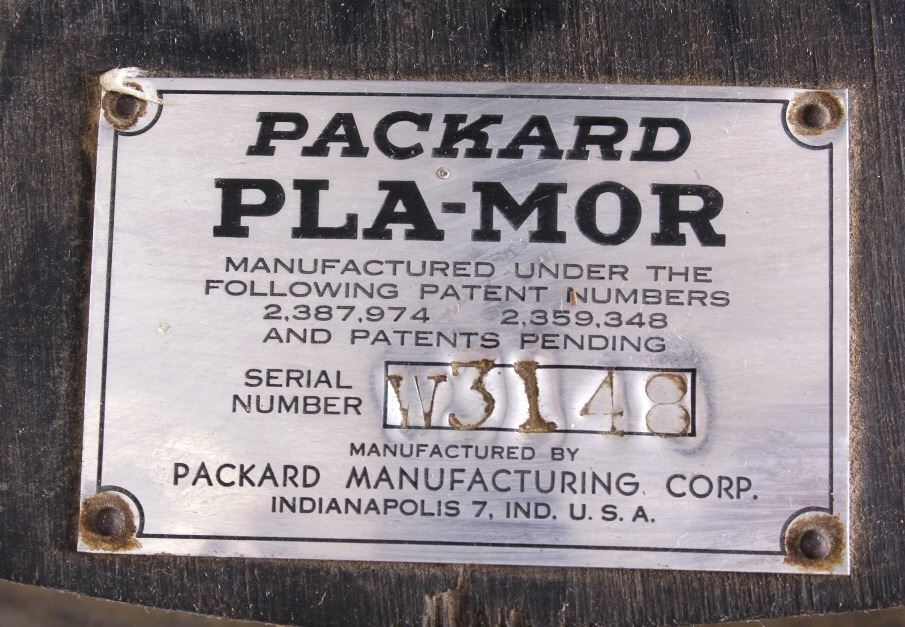 Packard Pla-Mor 1000 Mirrored Jukebox Speaker 1946