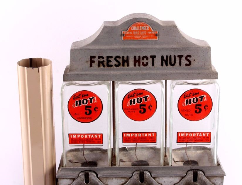 Challenger Hot Nuts 5¢ Vending Machine