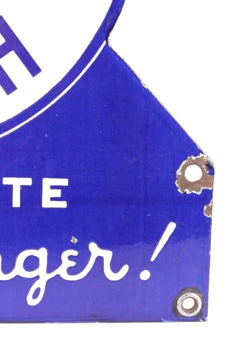 Old Company's Lehigh Coal Porcelain Sign c. 1930