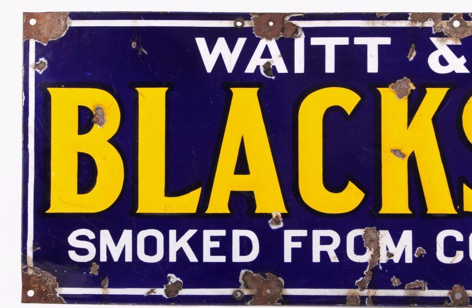 Blackstone Cigar Porcelain Advertising Sign