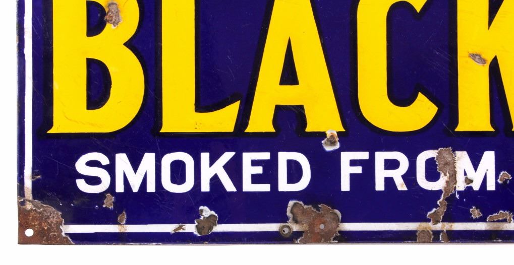 Blackstone Cigar Porcelain Advertising Sign