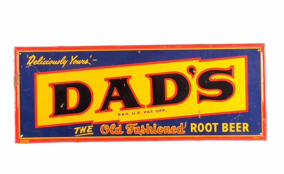 Original Dad's Root Beer Advertising Sign
