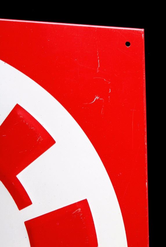 Triple Cola Embossed Tin Advertising Sign 1940-50