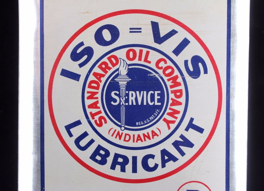 Standard Oil Iso-Vis Lubricant Oil Can