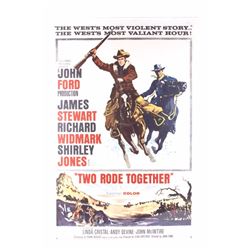 1961 Two Rode Together Movie Poster