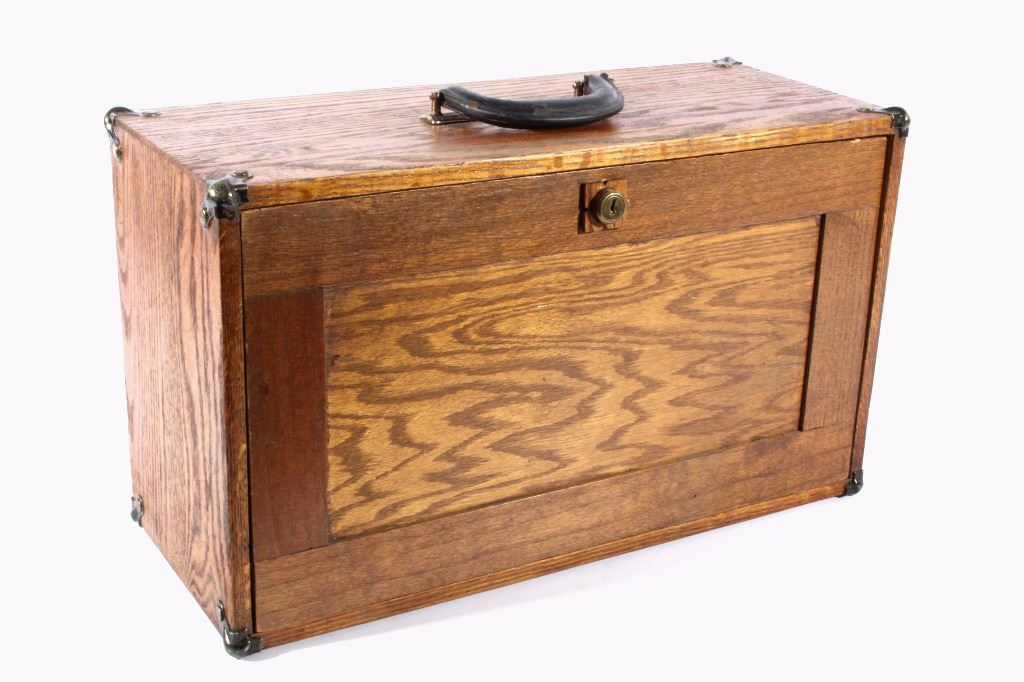 Antique Wooden Machinist Chest