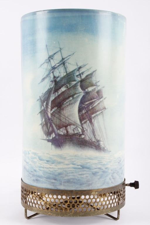 1956 L.A. Goodman "Ship & Lighthouse" Motion Lamp