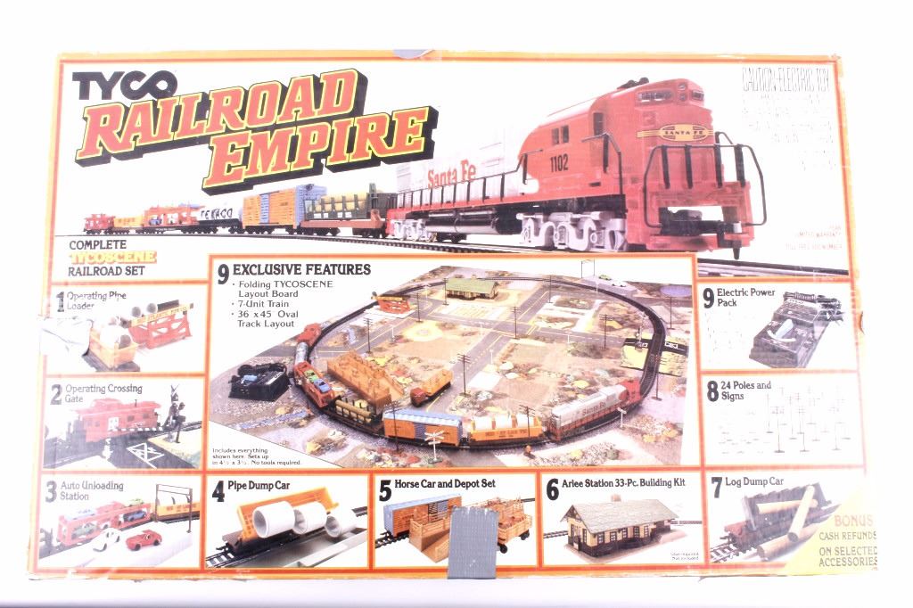 Tyco Railroad Empire Electric HO Scale Train Set