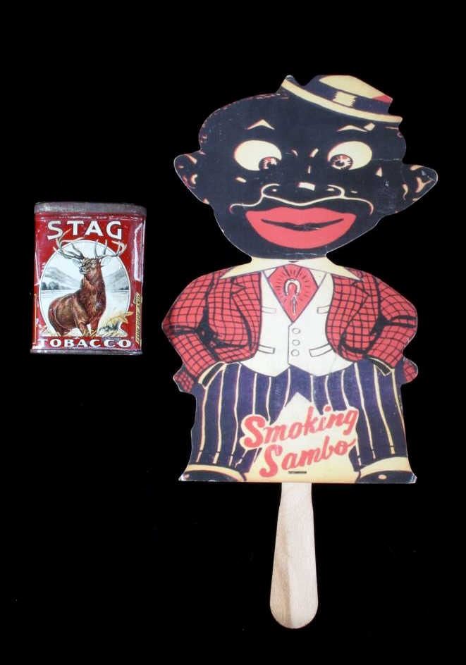 Stag Tobacco Tin & Smoking Sambo Advertisement